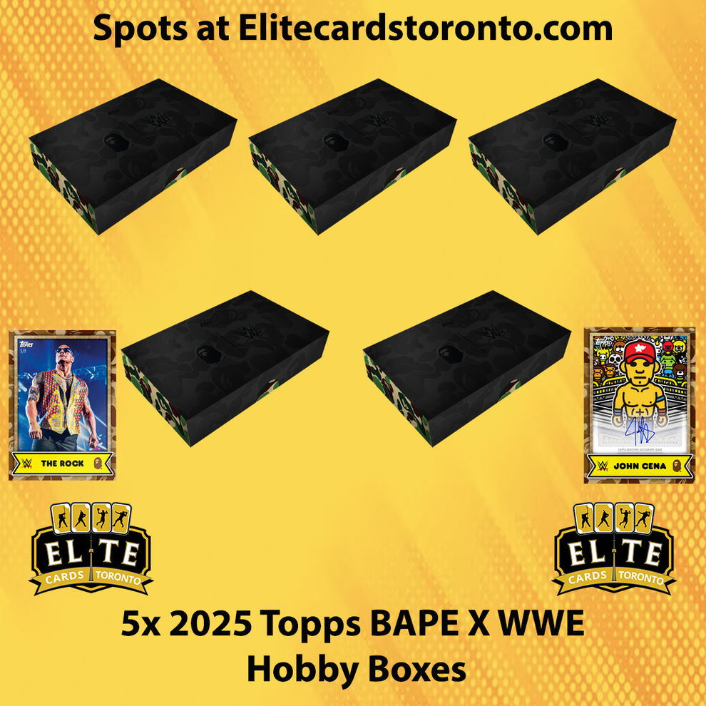 5 Box 2025 Topps BAPE X WWE Hobby PYT - Break #2957 – Elite Cards ...
