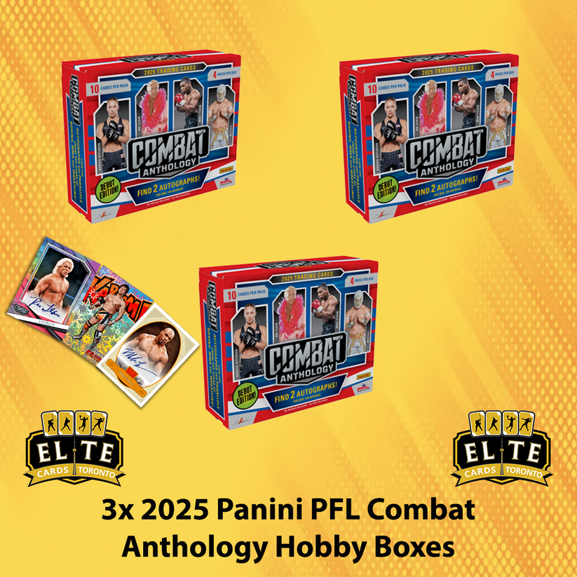 3 Box 2025 Panini PFL Combat Anthology Hobby Break - Break #2891 ...